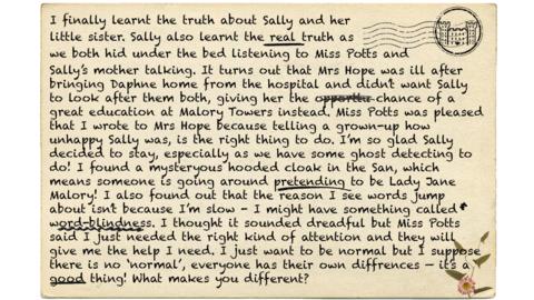 Malory Towers Darrell Rivers Letters - CBBC