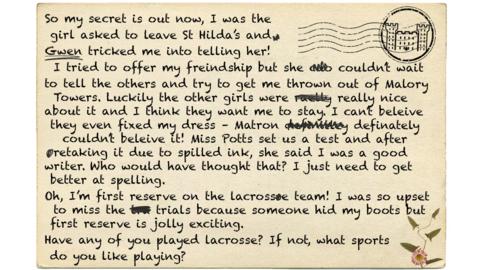 Malory Towers Darrell Rivers Letters - CBBC