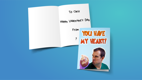 Unique, funny Valentine's Day cards to print for free - CBBC