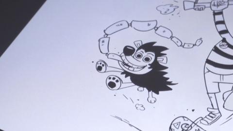 How to Draw Dennis and Gnasher Unleashed - CBBC - BBC