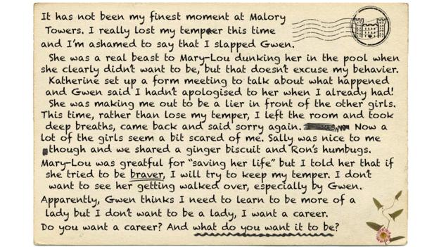 Malory Towers Darrell Rivers Letters - CBBC