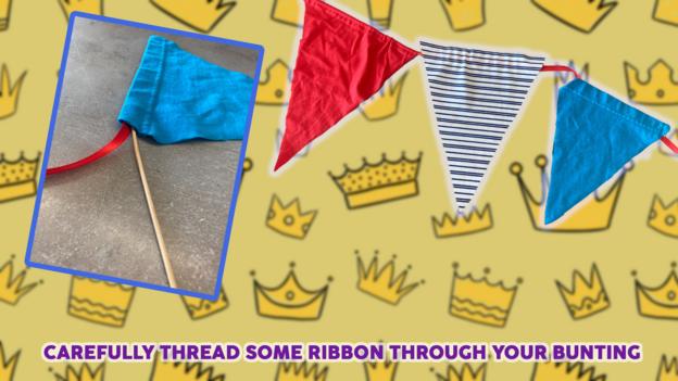 How to make bunting | DIY bunting | Coronation bunting | Easy bunting ...