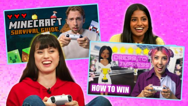 Blue Peter presenters become pro gamers in Minecraft and Roblox - CBBC