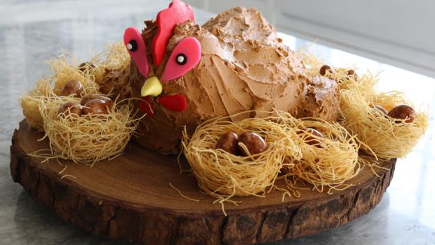 Broody Hen Cake Recipe by Matilda Ramsay | Easy Easter cake recipe for ...