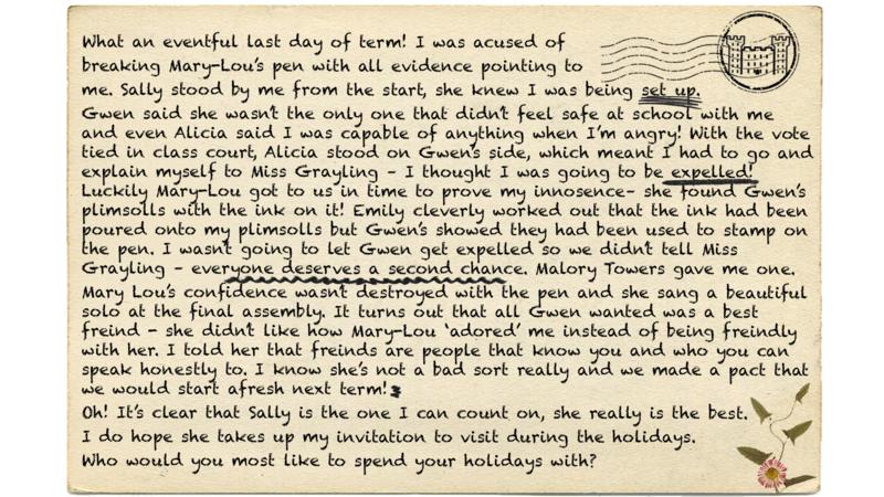 Malory Towers Darrell Rivers Letters - CBBC