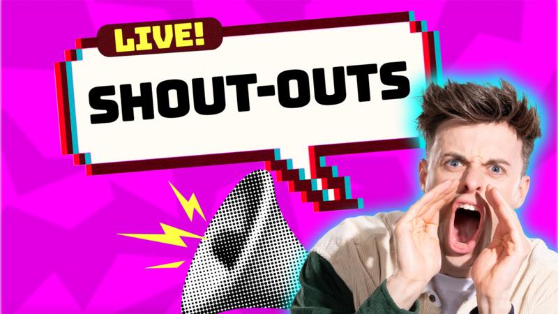 Shout out shout-outs Saturday Mash-Up CBBC Joe Tasker Shereen Cutkelvin ...