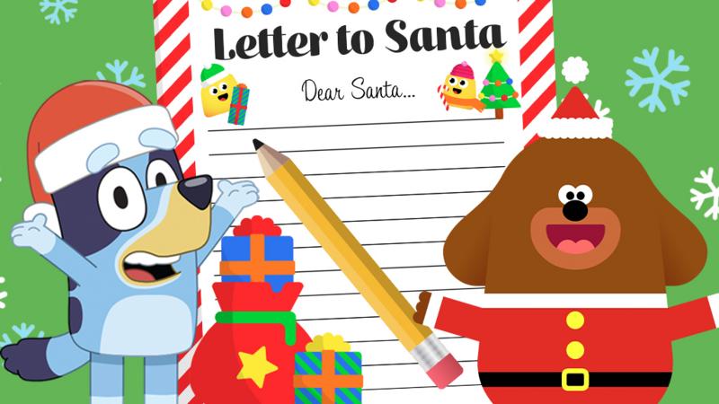 Free printable Letter to Santa templates | Hey Duggee | CBeebies - CBeebies