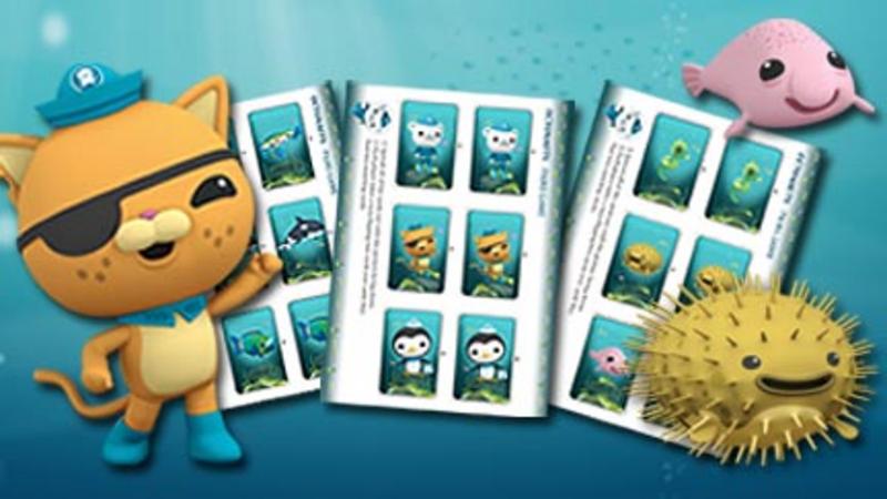 Octonauts Print and Play Pairs - CBeebies