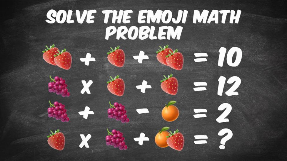 Tough Emoji maths | Can you crack these emoji maths problems? - CBBC