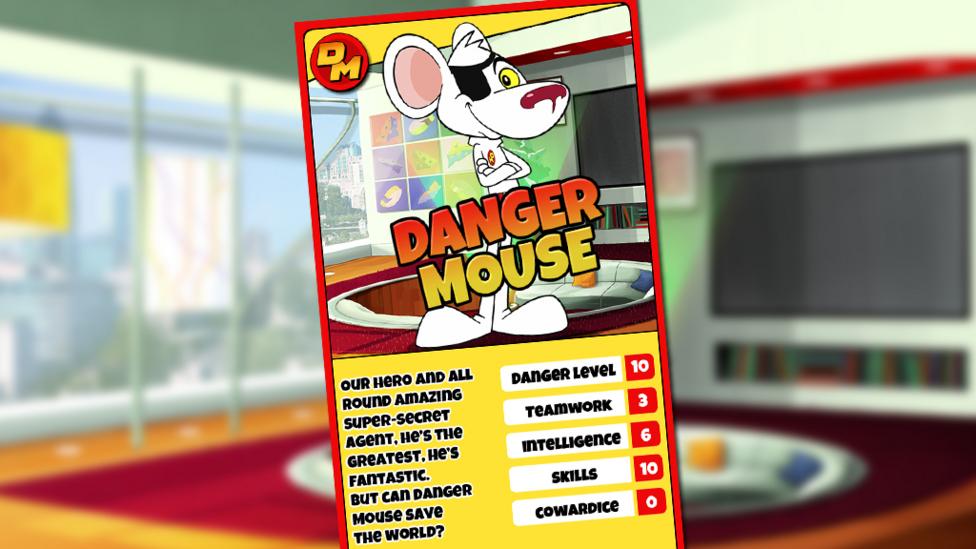 Danger Mouse Character Cards - CBBC
