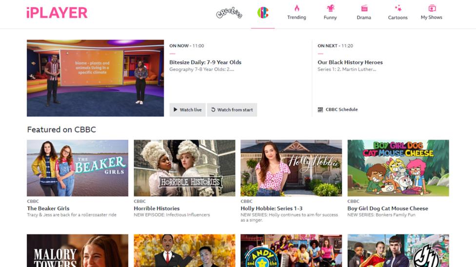iPlayer for Kids - CBBC