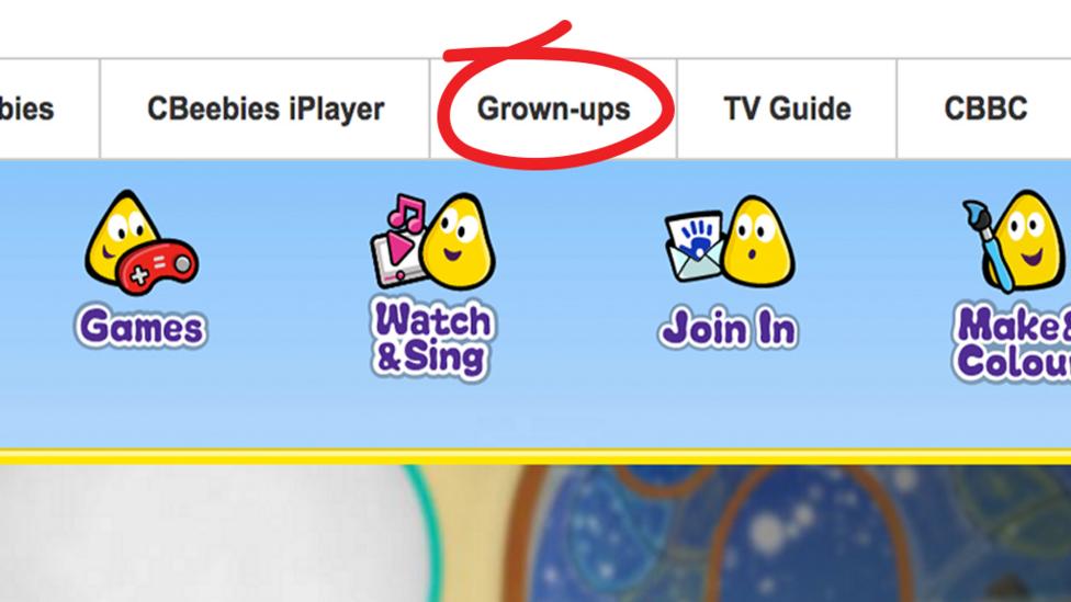CBeebies website improvements - CBeebies