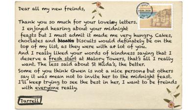 Malory Towers Darrell Rivers Letters - CBBC - BBC