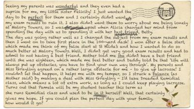 Malory Towers Darrell Rivers Letters - CBBC - BBC