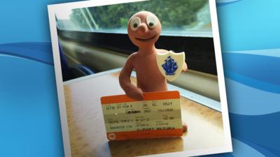 Morph's journey to Blue Peter - CBBC - BBC