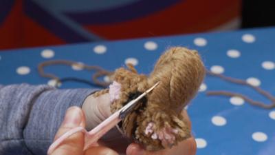 Make a Pom Pom Pudsey and a Blush Plush - CBBC - BBC