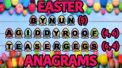 Easter Anagrams - CBBC - BBC