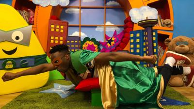 Strike your Superhero pose - CBeebies - BBC