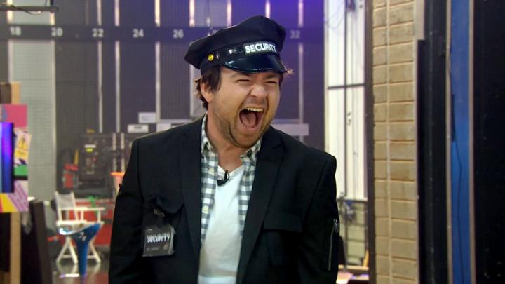 Saturday Mash-Up's Sam and Mark security guards - CBBC - BBC