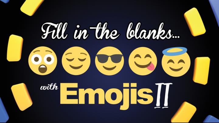 Quiz: Fill in the blanks with emojis 2 - CBBC - BBC