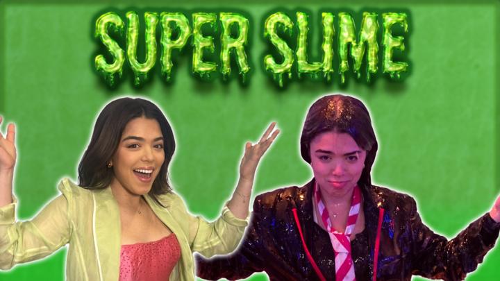 The Next Step star Alexandra Chaves gets slimed super slime school of slime Saturday Mash-Up ...