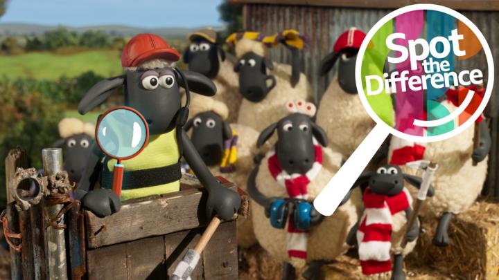 Shaun the Sheep Spot the Difference Game CBBC - CBBC - BBC