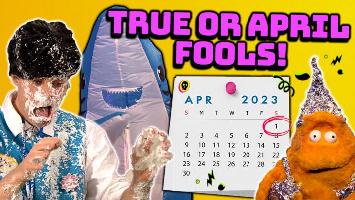CBBC quiz trivia exam True or False April Fools Saturday Mash Up - CBBC ...