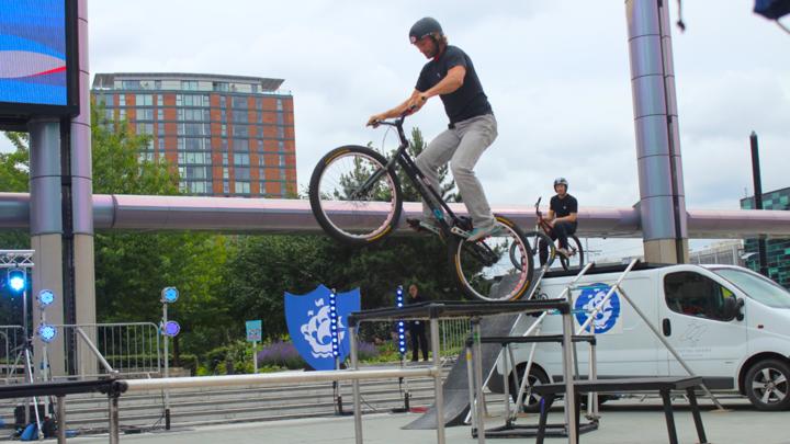 Check out these epic bike tricks - CBBC - BBC