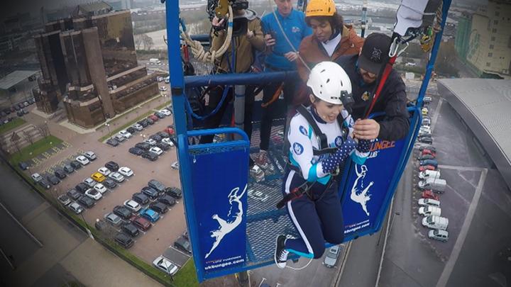 Zipwire challenge: Behind the scenes - CBBC - BBC