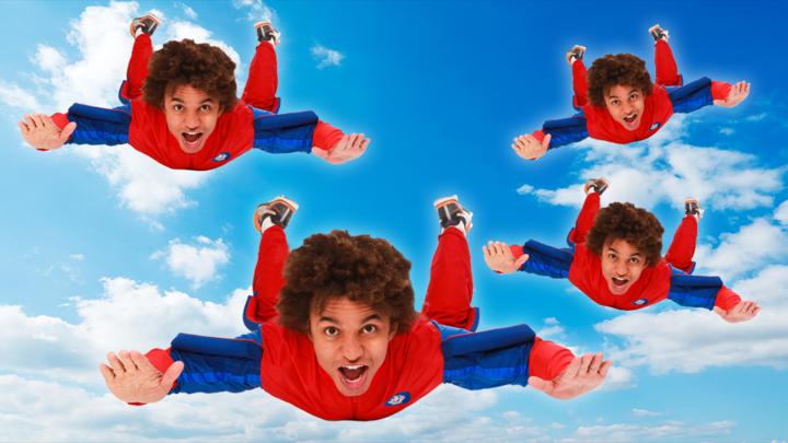 Radzi's free fall: Behind the scenes - CBBC - BBC