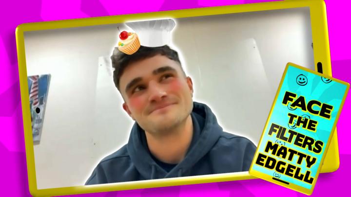 GBBO Great British Bake Off winner Matty Edgell is interviewed on CBBC ...