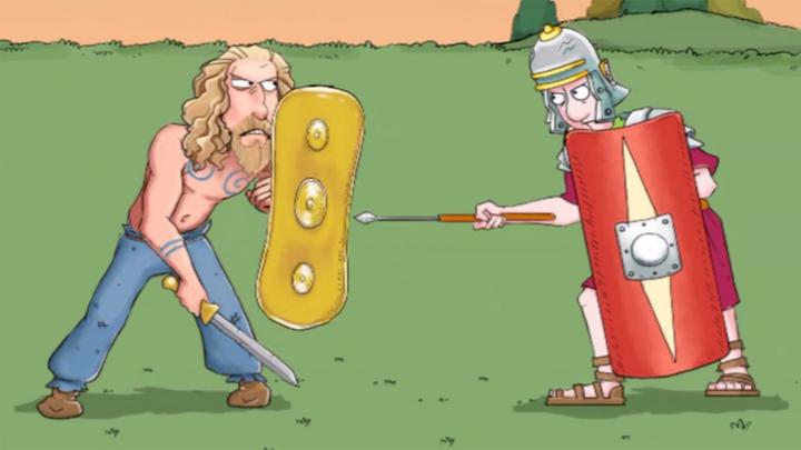 Horrible Histories Rotten Romans Game Sneak Peek - CBBC - BBC