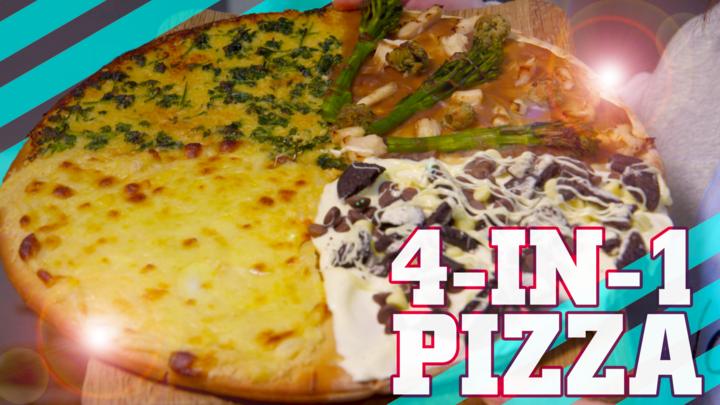 How to make a delicious 4-in-1 pizza - CBBC - BBC