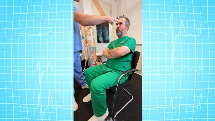 Operation Ouch's science tricks, how to stop someone from standing up ...