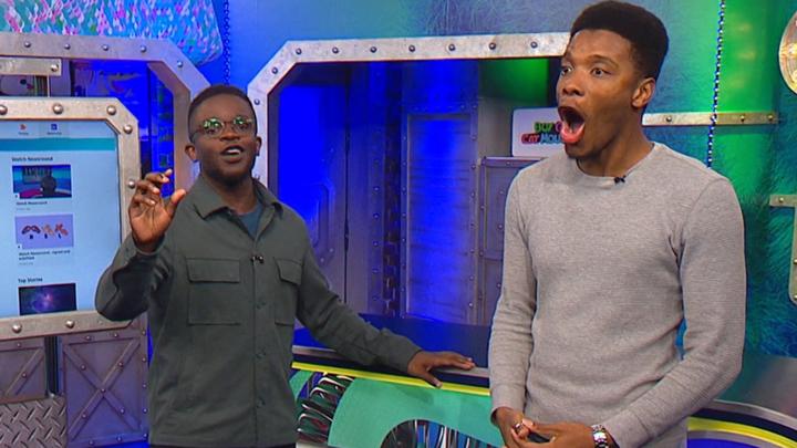 Jollof rice-off: Rhys, Ugo and De'Graft - CBBC - BBC