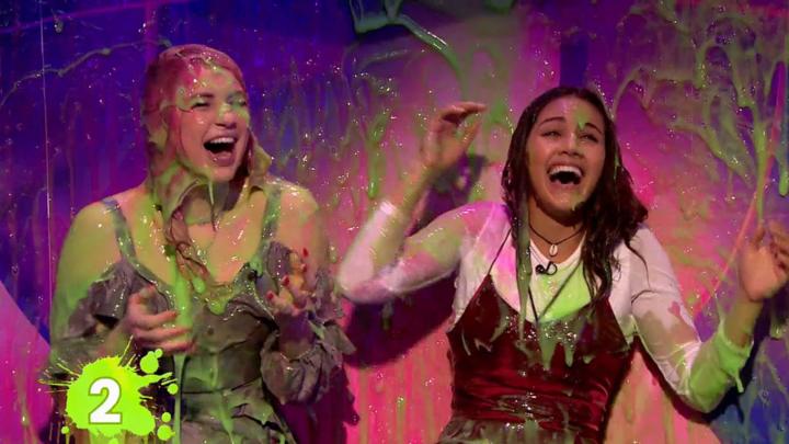 The Next Step girls get slimed - CBBC - BBC