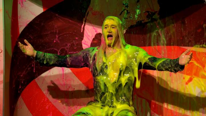 WWE UK Superstar Lewis Howley from Pretty Deadly gets super slimed on ...