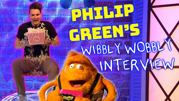 Comedian, impressionist and professional stuntman Philip Green plays ...