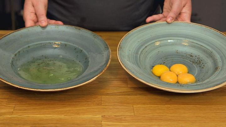 How to separate egg yolks - CBBC - BBC How to separate egg yolks - CBBC - BBC
