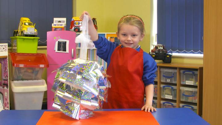 Make a groovy disco ball - CBeebies - BBC
