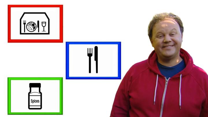Restaurant, Spices and Knife and Fork - CBeebies - BBC