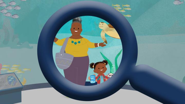 Spot the Differences in the Aquarium - CBeebies - BBC