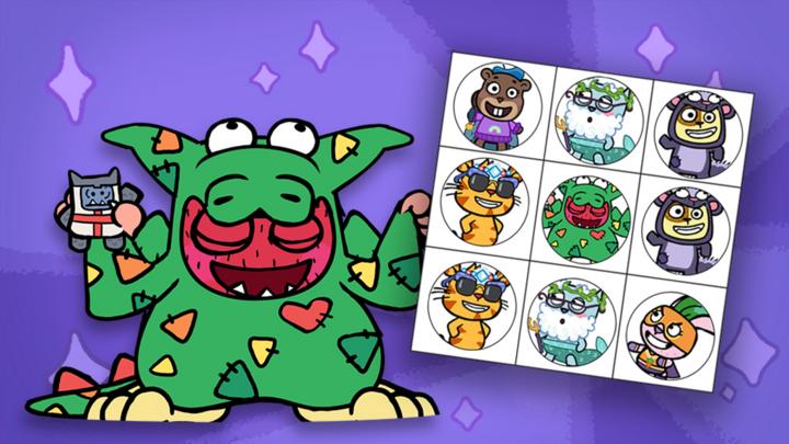 Love Monster dice bingo game - CBeebies - BBC