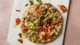 Harissa sardine flatbreads with harissa yoghurt recipe - BBC Food