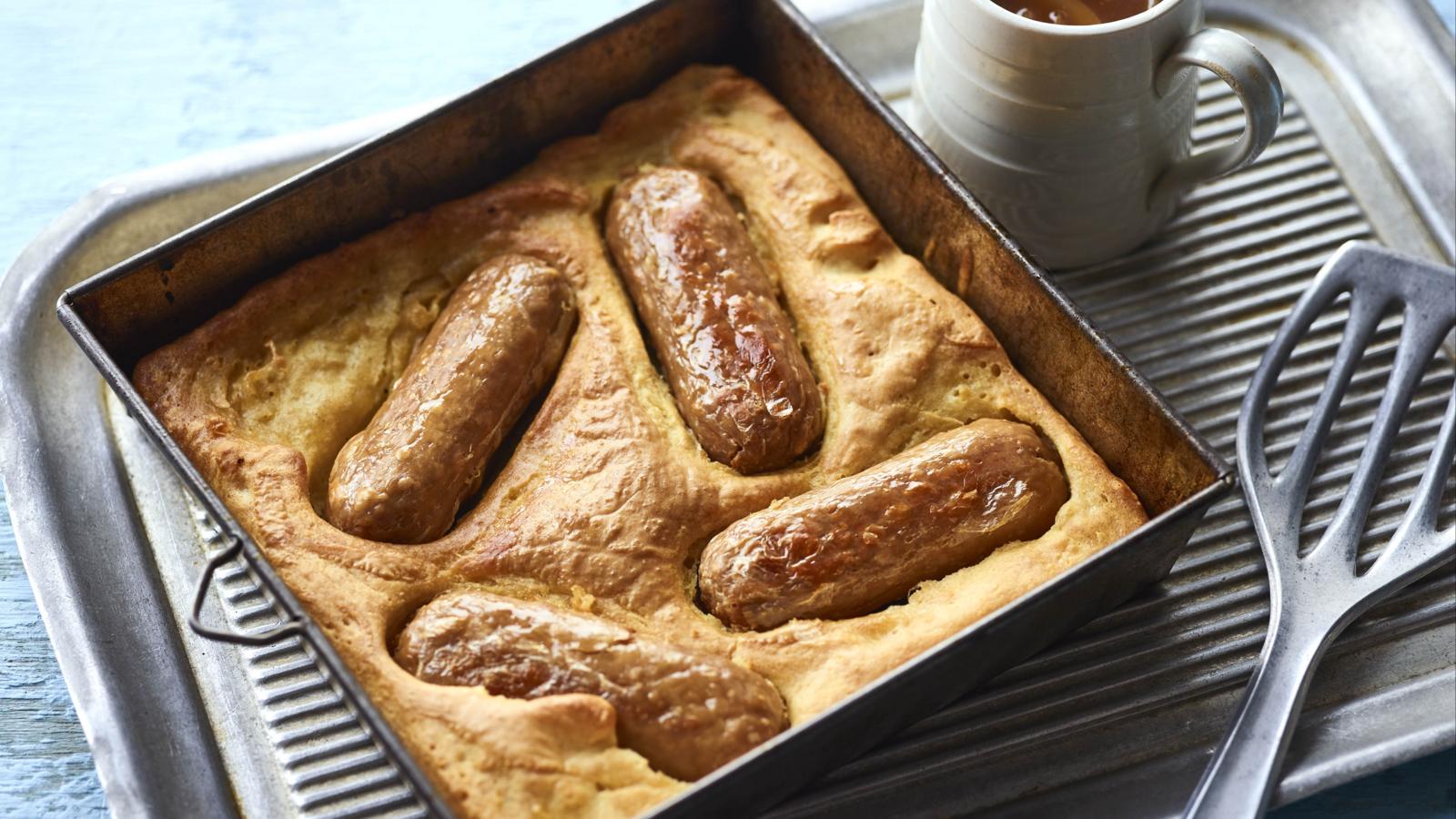 Granny s Toad In The Hole With My Mum s Onion Gravy Recipe BBC Food