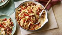 Cod and chorizo orzo recipe - BBC Food