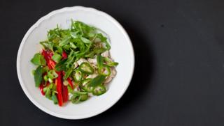 Chicken, spring onion, chilli and wild rice grain bowl recipe - BBC Food