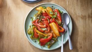 Grilled peppers recipe - BBC Food