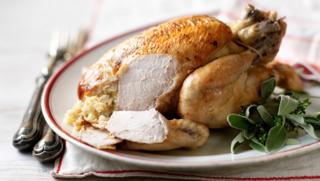 Roast chicken and stuffing recipe - BBC Food