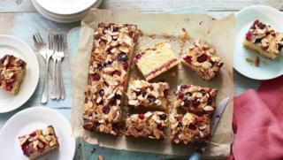 Summer berry shortbread cake recipe - BBC Food